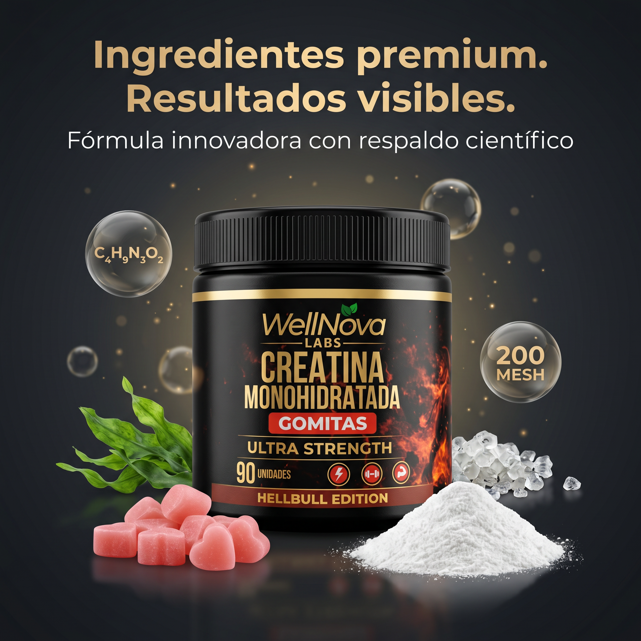 WellNova® Creatina en Gomitas – WellNova Labs Chile®